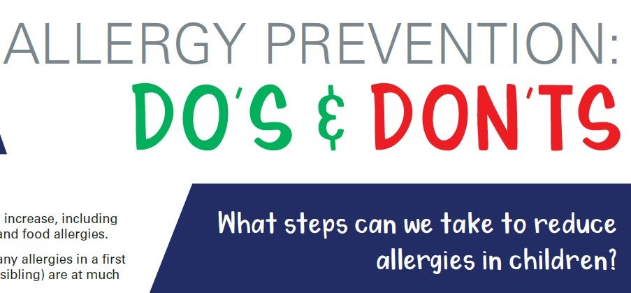 Allergy Prevention - Do's & Don'ts